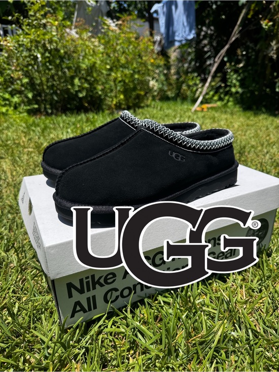 UGG | Shoes | Ugg Tasman Ii Genuine Shearlinglined Slipper Black M W115 ...